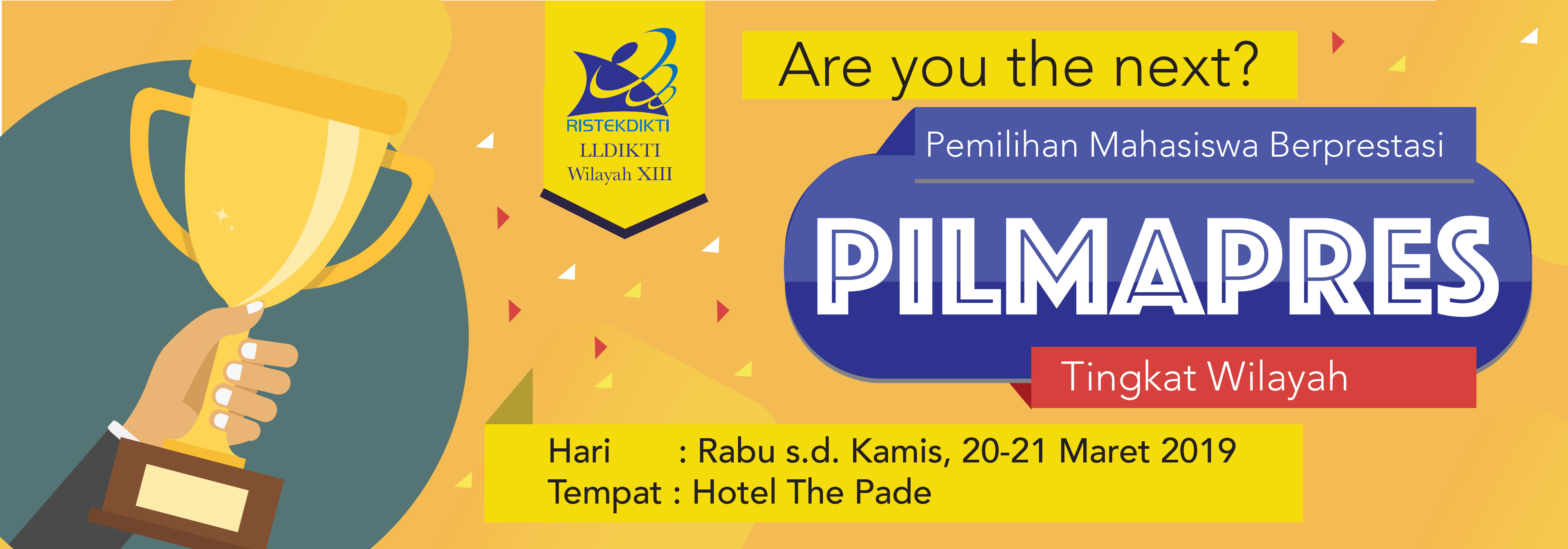 Pilmapres 2019 Tingkat Wilayah Catat Tanggal Pentingnya – LLDIKTI ...